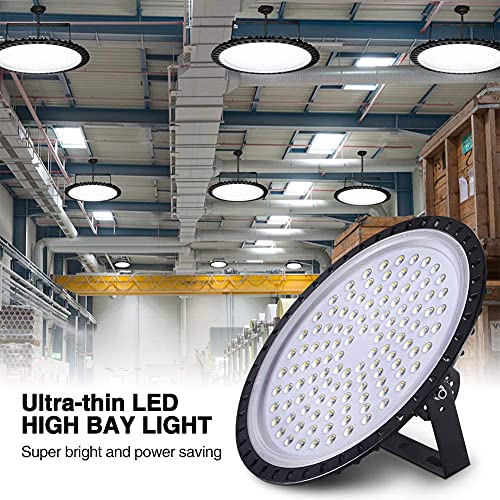 500W UFO LED High Bay Lights,65000LM Factory Warehouse Industrial Lighting,IP67 LED Commercial Lights-LED Garage Lights for Factory Workshop Barn