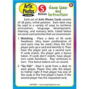 Super Duper Publications | Articulation Photos S Blends Sound Fun Deck Flash Cards | Educational Learning Resource for Children