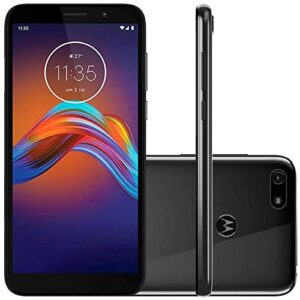 motorola moto e6 play xt2029-1 32gb unlocked gsm dual sim phone w/ 13mp camera - steel black