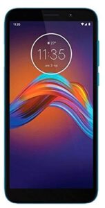 motorola moto e6 play xt2029-1 32gb unlocked gsm dual sim phone w/ 13mp camera - ocean blue