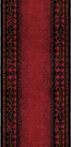 Mayberry Rugs Woodlands Plaid Area Rug, 2 ft 3 in x 7 ft 7 in, Claret