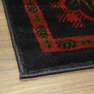 Mayberry Rugs Woodlands Plaid Area Rug, 2 ft 3 in x 7 ft 7 in, Claret