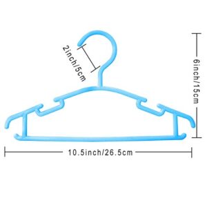 GoodtoU Baby Hangers Kids Hangers 100 Pack Childrens Hangers Child Hangers Plastic Toddler Infant Nursery Hangers Small Baby Clothes Hangers for Closet