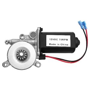 byenins 266149 rv power awning replacement universal motor compatible with solera power awnings including flat, pitched and short assemblies, 12-volt dc and 75-rpm