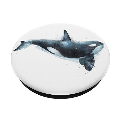 Beautiful orca painting art PopSockets PopGrip: Swappable Grip for Phones & Tablets