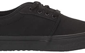 Shoes for Crews Merlin, Men's, Women's, Unisex Slip Resistant Food Service Work Sneakers, Canvas, Black, Men's Size 13/ Women's Size 14.5