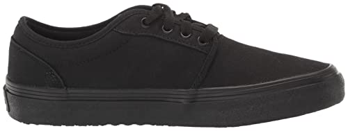 Shoes for Crews Merlin, Men's, Women's, Unisex Slip Resistant Food Service Work Sneakers, Canvas, Black, Men's Size 13/ Women's Size 14.5