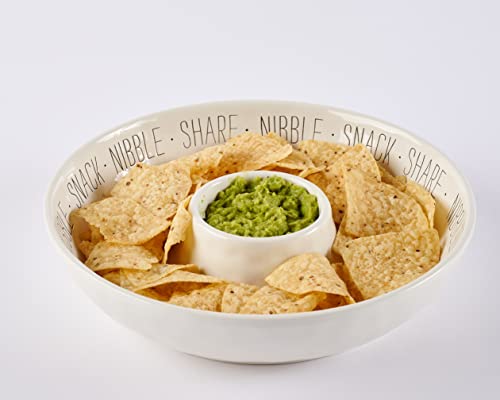 Mud Pie Circa Chip N Dip Set (Bistro Chip n' Dip Server)