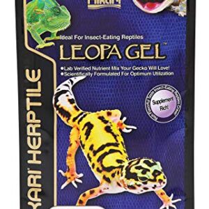 Hikari LeopaGel Food for Insect-Eating Reptiles, 2.11 oz (60g)