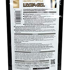 Hikari LeopaGel Food for Insect-Eating Reptiles, 2.11 oz (60g)