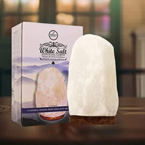 Crystal Hideaway Seasonal Affective Disorder White Salt Lamp | SAD Lamp