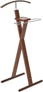 proman products josh valet stand, walnut