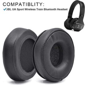 Defean Upgrade Replacement Potein Leather Ear Pads UA Sport Wireless Train Earpads Cushion Compatible with JBL UA Sport Wireless Train Bluetooth Headphones