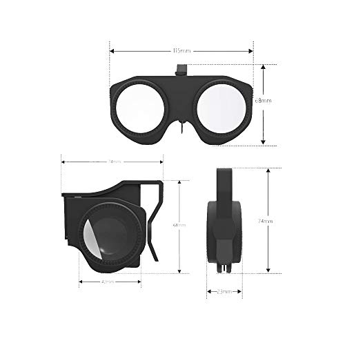 VR Headsets Compatible with All Smartphones-Virtual Reality Headsets Google Cardboard Upgrade-Mini Exquisite Light Weight,Mini 3D VR Glasses