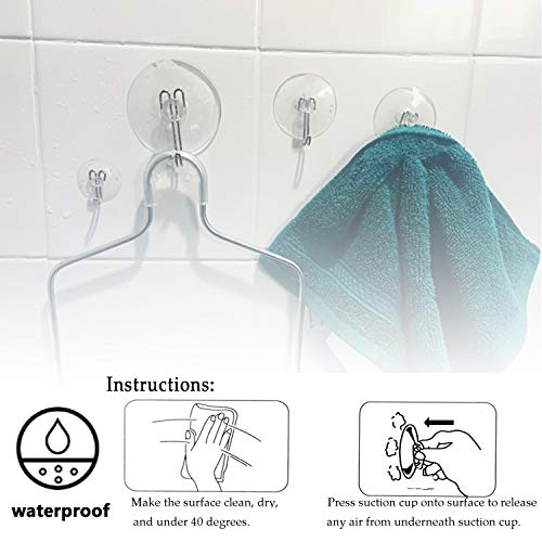 ASOFFI 4PCS Triangular No Drill Curtain Rod Brackets, Self Adhesive Curtain Rod Holder Hooks, Nail Free Adjustable Rod Hooks, Frosted Curtain Hangers for Bathroom Home and Restroom