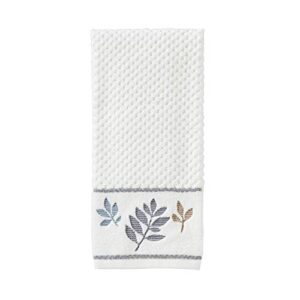 SKL Home by Saturday Knight Ltd Pencil Leaves Hand Towel, natural, (2-Pack)