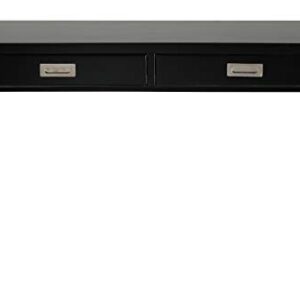 Amazon Brand – Stone & Beam Modern Home Office Writing Desk with Recessed Metal Handles, 48"W, Black