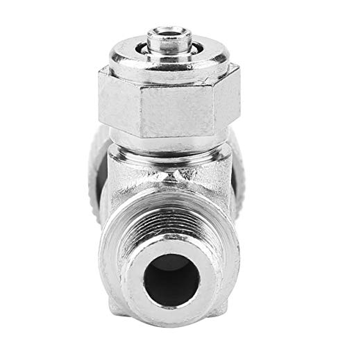 Fish Tank CO2 Needle Check Valve Stainless Steel Aquarium CO2 Regulator CO2 Generator Needle Valve Aquarium CO2 Bubble Counter (01#)