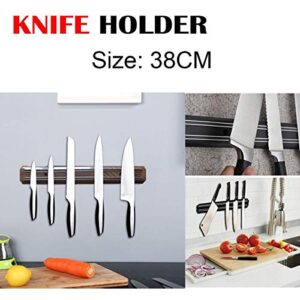 Magnetic Knife Strip Holder Rack Tool Bar Magnet 15 Inch Multipurpose Magnetic Knife Rack Strong Powerful Kitchen Storage Display Organizer Easy Install Secure Safe Laundry Garage Workshop Shed