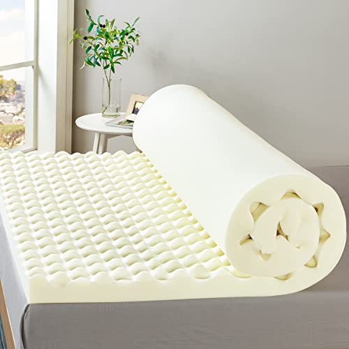 ZINUS 3 Inch Copper Cooling Memory Foam Mattress Topper With Airflow Design, Queen