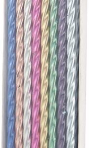 Meri Meri Multi Metallic Twisted Candles