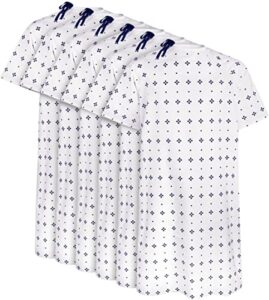 utopia care 6 pack cotton blend unisex hospital gown, fits sizes up to 2xl blue