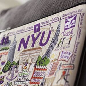 catstudio New York University (NYU) Collegiate Zipper Pouch Purse | Holds Your Phone, Coins, Pencils, Makeup, Dog Treats, & Tech Tools