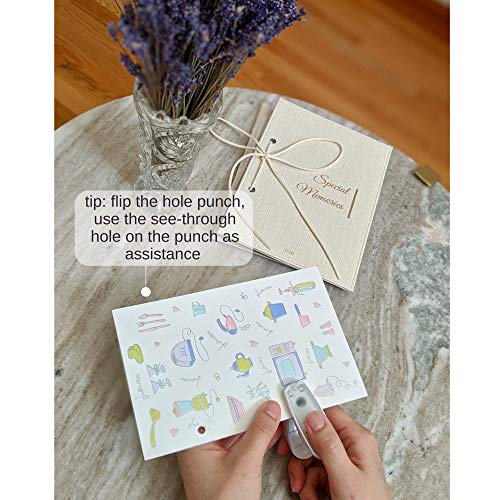 SIMPLY RSB Greeting Card Organizer Kit, Premium Vegan Leather, Transform Your Greeting Cards into a Forever Greeting Card Binder, Greeting Card Book, Greeting Card Holder and Greeting Card Keeper (Special Memories, With Hole Punch)