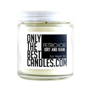 petrichor the smell of dirt and rain 4oz candle