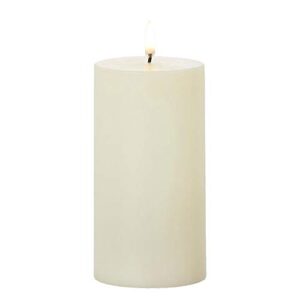 raz imports 3" x 7" ivory pillar candle