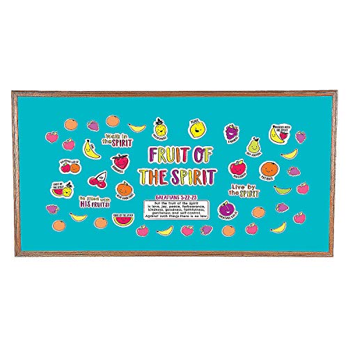 Fun Express Fruit of The Spirit Bulletin Board Set - Educational - 53 Pieces