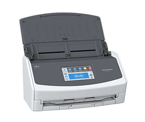 Fujitsu ScanSnap iX1500 Color Duplex Document Scanner with Touch Screen for Mac or PC, White