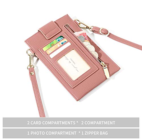 Womens Crossbody Cellphone Bag Small Shoulder Purse Card Holder Wallet Pouch