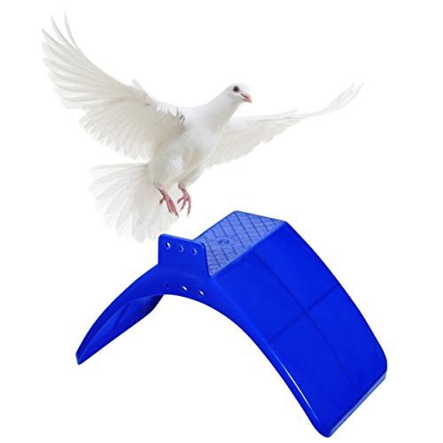 POPETPOP 10 Pcs Plastic Bird Perch- Dove Rest Stand Lightweight Portable Plastic Pigeon Stand Frame Pigeon Perches Dove Roost Dwelling for Dove Swallow Birds, PP Material Safe to Use