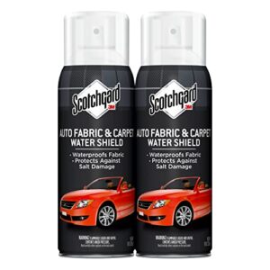 Scotchgard Auto Fabric & Carpet Water Shield, 20 Ounces (Two, 10 Ounce Cans)