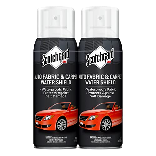 Scotchgard Auto Fabric & Carpet Water Shield, 20 Ounces (Two, 10 Ounce Cans)