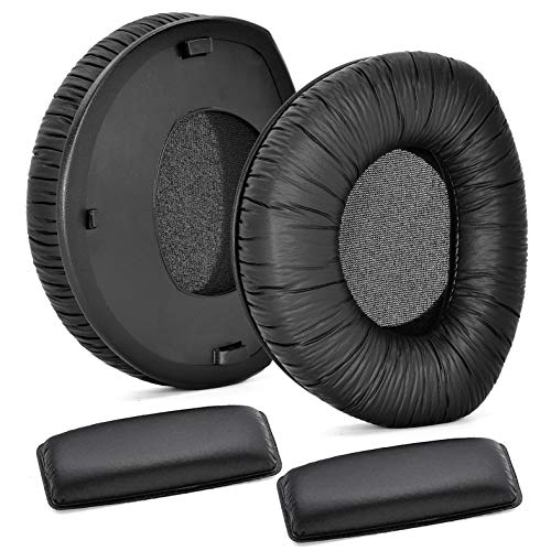 RS160 RS170 Mod Kit Design Pack, Ear Pads - defean Replacement Ear Cushion Earpads and Headband Compatible with Sennheiser RS160 RS170 HDR160 HDR170 Headphones Repair Parts Suit (A Set)