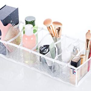 KOARBI Drawer Organizer, Transparent and Flexible, Pack of 2, XL size. Great for Underwear, Socks, Baby Clothes, Ties, Bras and Closet Organizer