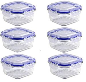 flip n' fresh gfs-117-12pc glass food storage-12pc set, 17oz