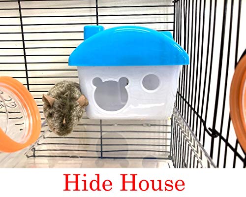 Acrylic Clear 2-Floors Hamster Home Habitat Rodent Gerbil Mouse Mice Rats Small Animal Critter Cage