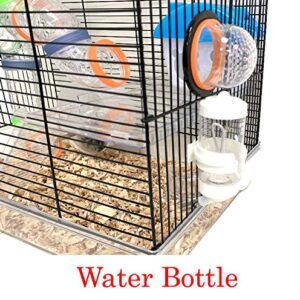 Acrylic Clear 2-Floors Hamster Home Habitat Rodent Gerbil Mouse Mice Rats Small Animal Critter Cage