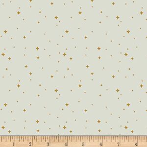 art gallery fabrics art gallery nightfall luminaries gold fabric, light beige