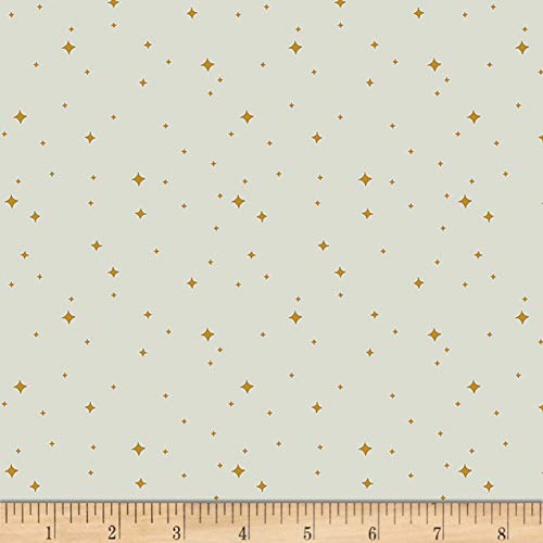 Art Gallery Fabrics Art Gallery Nightfall Luminaries Gold Fabric, Light Beige