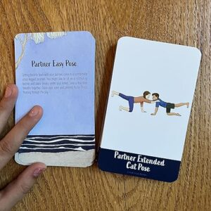 Partner Yoga Poses Cards for Kids - for Play Therapy, Brain Breaks, Classroom Yoga, Yoga for Families, Elementary PE Class, Yoga Games, Preschool Yoga, Kids Yoga Class, or Mommy Me Yoga