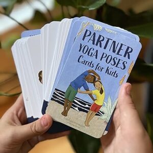 Partner Yoga Poses Cards for Kids - for Play Therapy, Brain Breaks, Classroom Yoga, Yoga for Families, Elementary PE Class, Yoga Games, Preschool Yoga, Kids Yoga Class, or Mommy Me Yoga