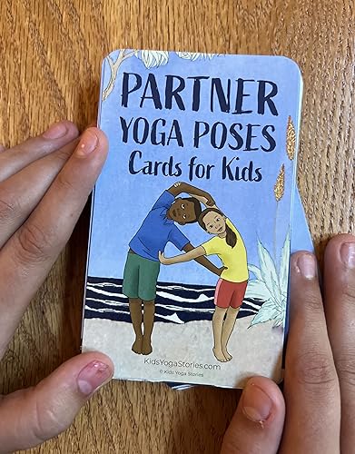 Partner Yoga Poses Cards for Kids - for Play Therapy, Brain Breaks, Classroom Yoga, Yoga for Families, Elementary PE Class, Yoga Games, Preschool Yoga, Kids Yoga Class, or Mommy Me Yoga