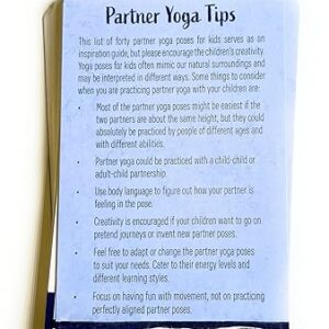 Partner Yoga Poses Cards for Kids - for Play Therapy, Brain Breaks, Classroom Yoga, Yoga for Families, Elementary PE Class, Yoga Games, Preschool Yoga, Kids Yoga Class, or Mommy Me Yoga