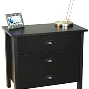 Venture Horizon 3 Drawer Nouvelle Chest Black