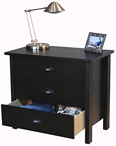 Venture Horizon 3 Drawer Nouvelle Chest Black