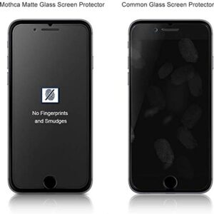 Mothca Matte Glass Screen Protector for iPhone SE 2020/2022 Anti-Glare & Anti-Fingerprint 9H HD Clear Tempered Glass Film for iPhone SE 2nd/3rd Generation Smooth as Silk